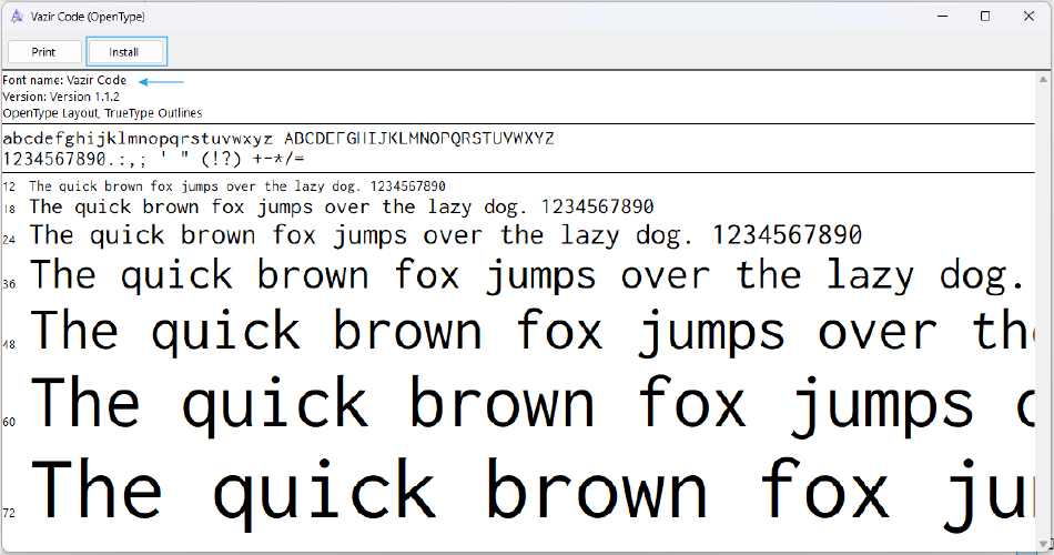 آموزش تغییر فونت VS Code