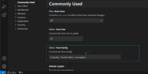 آموزش تغییر فونت VS Code